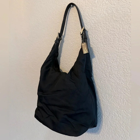 Coach | Bags | Coach Y2k Nylon Small Hobo Handbag | Poshmark